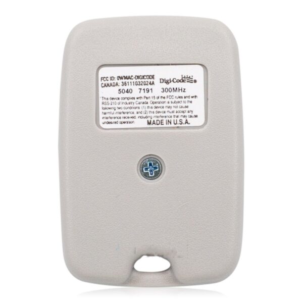 DIGI CODE 5040 Remote DIGI CODE 5040 Remote