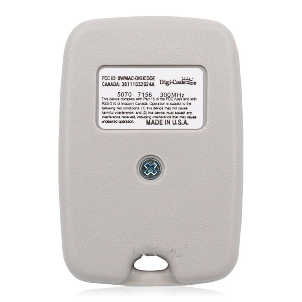Digi-Code 5070 Genuine Remote - Garage Doors, Garage Door Motors & Remotes